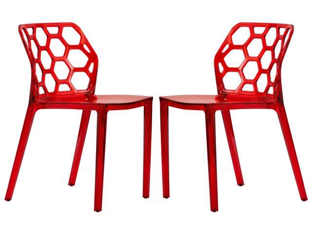 Click here for LeisureMod Dynamic Modern Honeycomb Design Stackab... prices