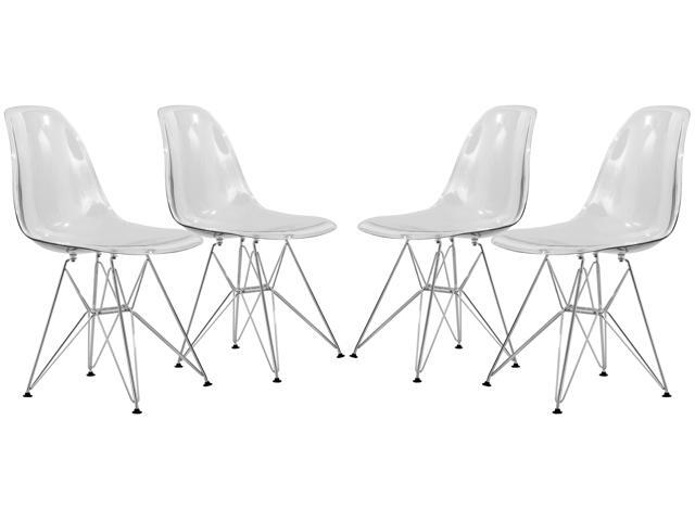 Click here for LeisureMod Cresco Modern Eiffel Base Molded Dining... prices