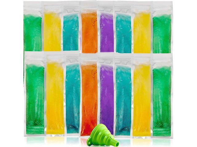 Click here for Popsicle Bags with Funnel - 125 Pcs Disposable Ott... prices