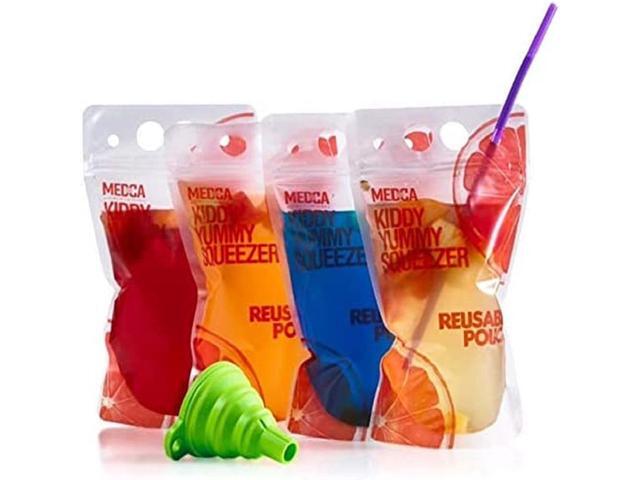 Click here for New Reusable Drink Pouches- 100 Clear Drink Bags+1... prices