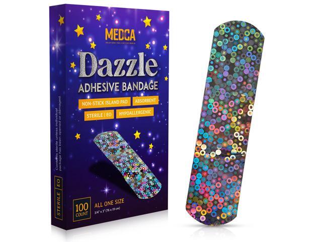 Click here for Glitter Bandages for Kids -(100 Count Box) Adhesiv... prices