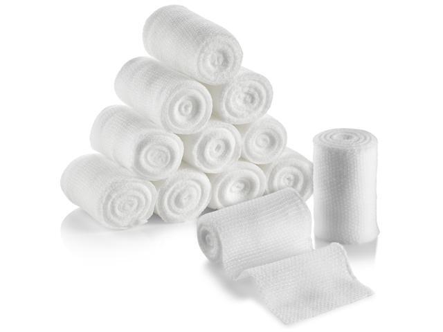 Click here for Gauze Bandage Rolls - Pack of 12  2 x 4.1 Yards Pe... prices