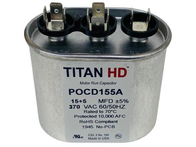 Click here for Packard Dual Run Capacitor  Oval  15+5 Mfd.  370 V... prices