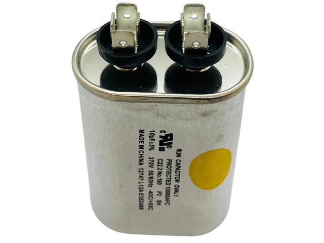 Click here for Run Capacitor  Oval  10 Mfd.  370 Volt  CR10X370 prices