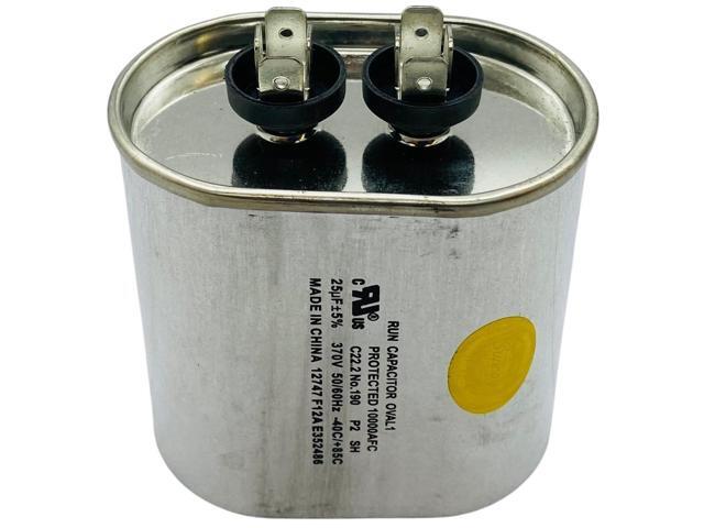 Click here for Run Capacitor  Oval  25 Mfd.  370 Volt  CR25X370 prices