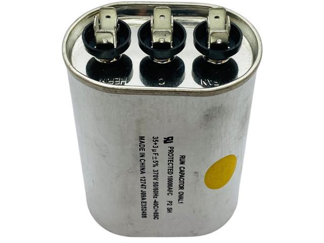 Click here for Dual Run Capacitor  Oval  35 + 3 Mfd.  370 Volt  C... prices