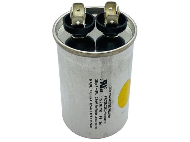 Click here for Run Capacitor  Round  25 Mfd.  370 Volt  CR25X370R prices