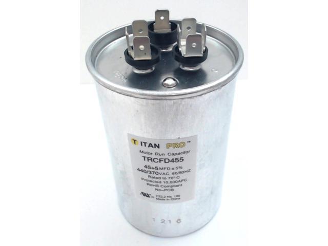 Click here for Packard Titan Pro Run Capacitor  Round  45+5 Mfd... prices