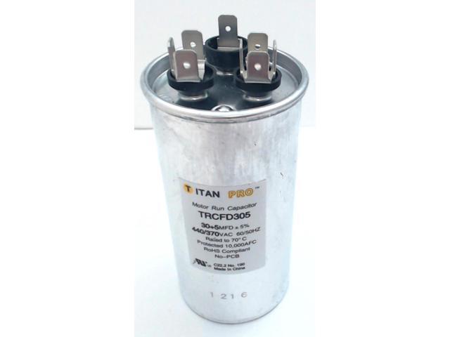 Click here for Packard Titan Pro Run Capacitor  Round  30+5 Mfd... prices