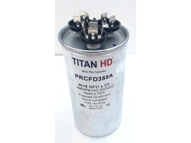 Click here for Packard Titan HD Run Capacitor  Round  35+5 Mfd  4... prices