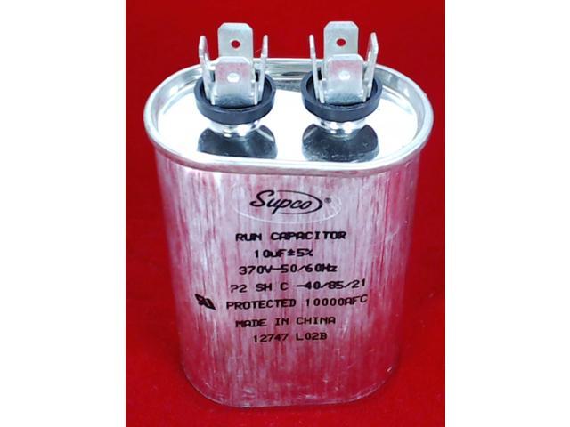 Click here for Run Capacitor  Oval  10 Mfd.  370 Volt  CR10X370 prices