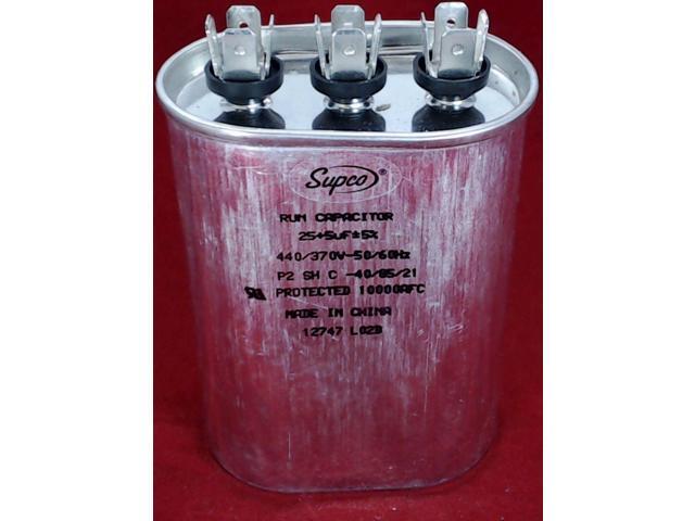 Click here for Dual Run Capacitor  Oval  25 + 5 Mfd.  440 Volt  C... prices