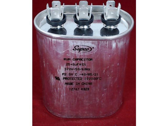 Click here for Dual Run Capacitor  Oval  25 + 5 Mfd.  370 Volt  C... prices