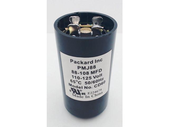Click here for Packard Start Capacitor  Round  88-108 Mfd.  110-1... prices