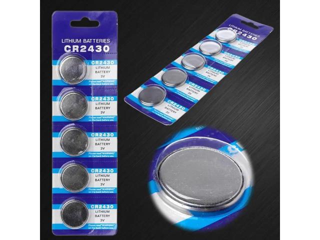 Click here for 5PCS Button Battery CR2430 3V Electronic Lithium C... prices