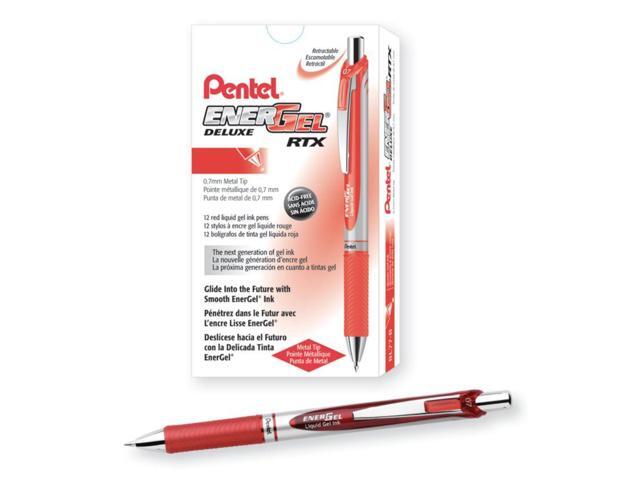 Click here for Pentel Gel Pen Retractable Metal Tip .7mm 12/BX Re... prices