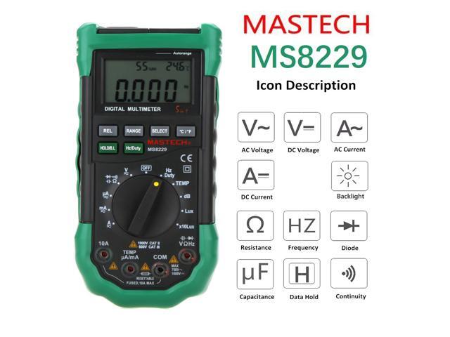 Click here for Mastech MS8229 Multimeter 5 in 1 Digital Multimete... prices