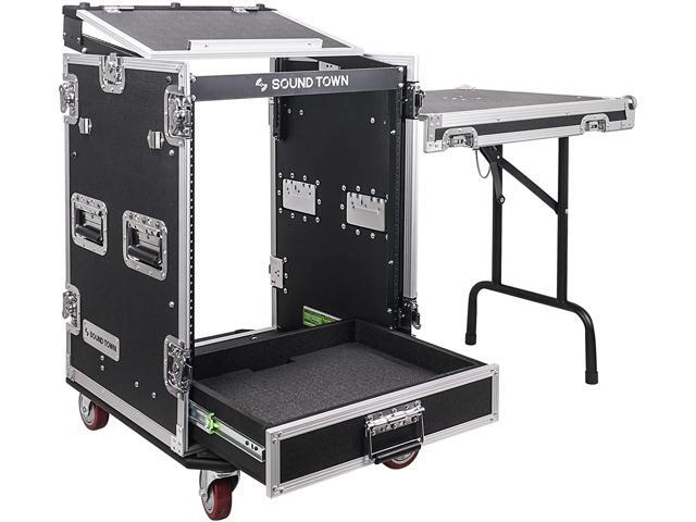 Click here for Sound Town 14U PA DJ Pro Audio Rack/Road ATA Case... prices