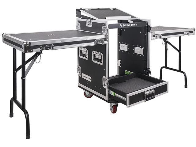 Click here for Sound Town 14U PA DJ Pro Audio Rack/Road ATA Case... prices