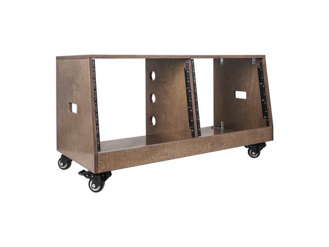 Click here for Sound Town DIY 2 x 8U Slanted Studio Rack with Bal... prices