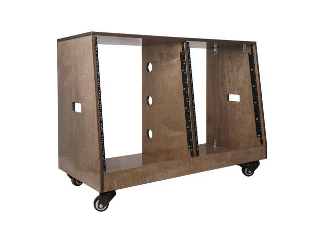 Click here for Sound Town DIY 2 x 12U Slanted Studio Rack with Ba... prices