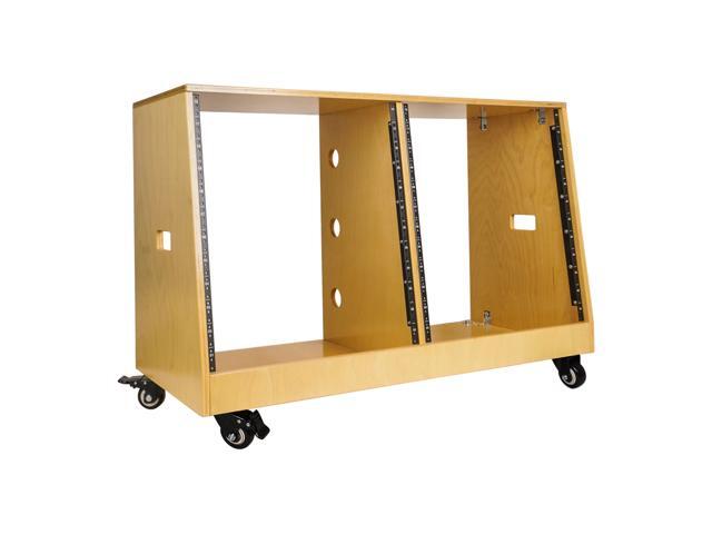 Click here for Sound Town DIY 2 x 12U Slanted Studio Rack with Ba... prices