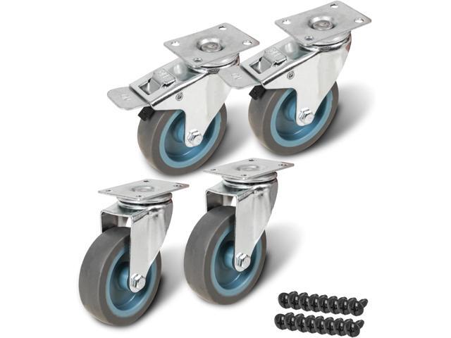 Click here for Sound Town 4 Pack 3 Swivel Caster Wheels with Brak... prices