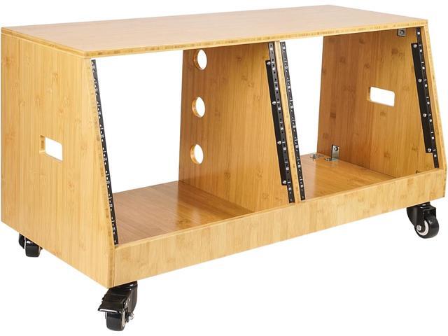 Click here for Sound Town DIY 2 x 8U Slanted Studio Rack with Sol... prices