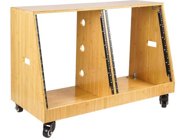 Click here for Sound Town DIY 2 x 12U Slanted Studio Rack with So... prices