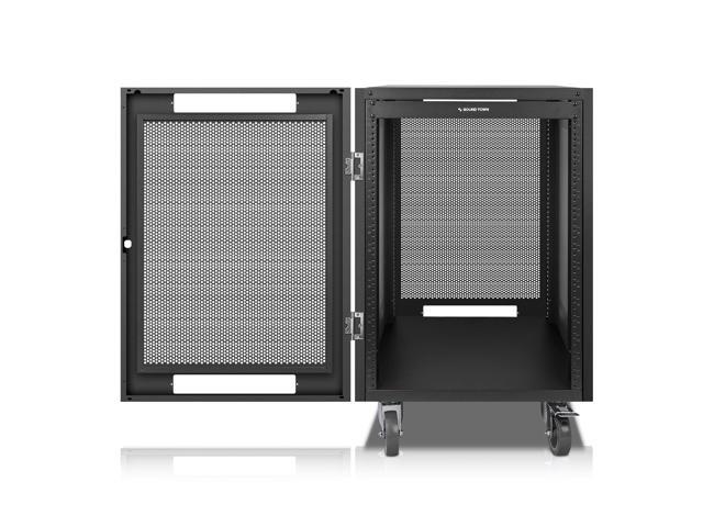 Click here for Sound Town 16U Universal Steel Rack  w/Mesh Doors... prices