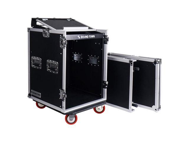 Click here for Sound Town 14-Space PA/DJ Rack/Road ATA Server Cas... prices
