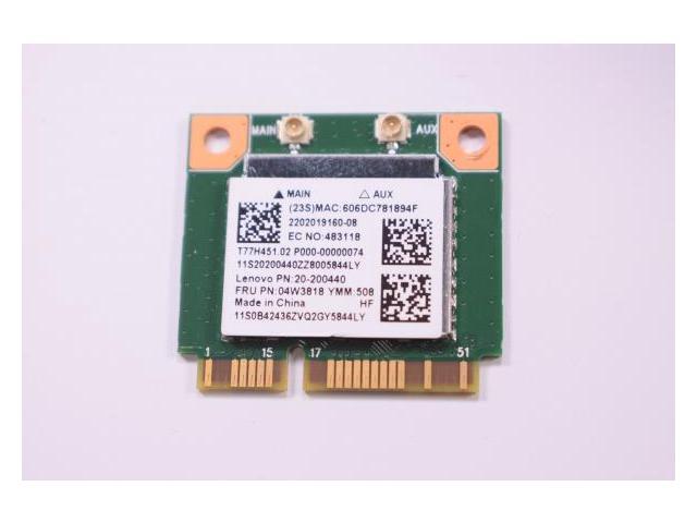 Click here for 04W3818 Lenovo Wireless Card H30-00 DESKTOP (90C2)... prices