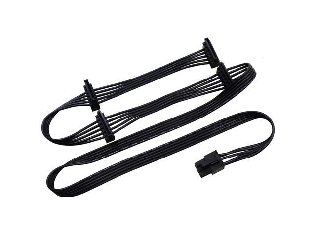 Click here for PCIe 6pin to 4 SATA Power Supply Cable for Seasoni... prices