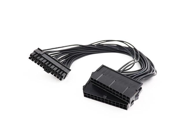Click here for Dual Psu Power Supply 24 Pin Extension Cable For A... prices