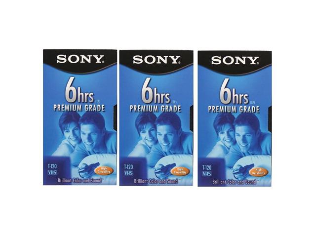Click here for Sony 3T120Vr 6Hrs. Ep T-120 Vhs Tapes (3-Pack) prices