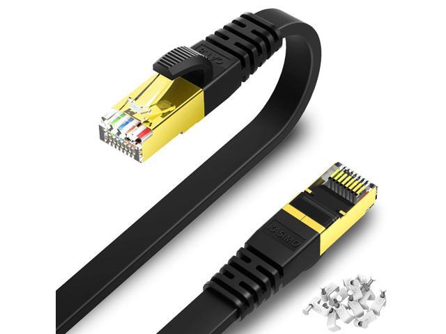 Click here for Zell Cat 8 Flat Ethernet Cable 100Ft  Cat8 High Sp... prices