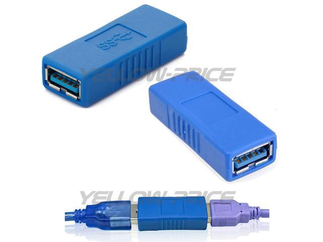 Click here for 5 Pack Blue USB 3.0 Female to Female Adapter Coupl... prices