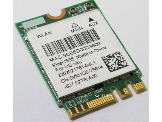Click here for Dell Oem Vm1D6 Killer 1535 Atheros Qcnfa364A 802.1... prices