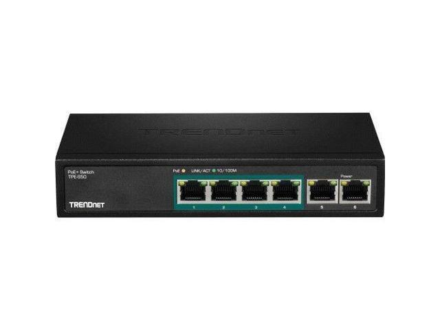 Click here for NEW TRENDnet TPE-S50 6-Port Fast Ethernet PoE+ Swi... prices