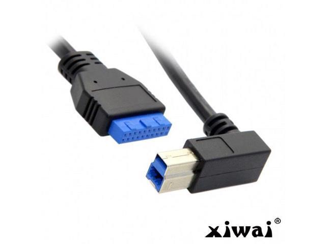 Click here for Xiwai 90 Degree Left angled USB 3.0 B Type Male to... prices