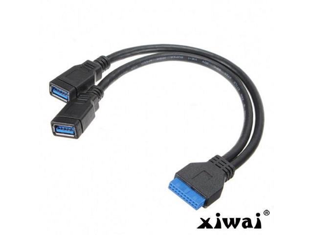 Click here for Xiwai 2 ports USB 3.0 Female to Motherboard 20pin... prices