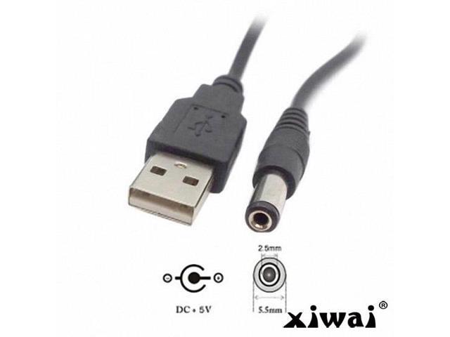 Click here for Xiwai USB 2.0 A Type Male to 5.5 x 2.5mm DC 5V Pow... prices
