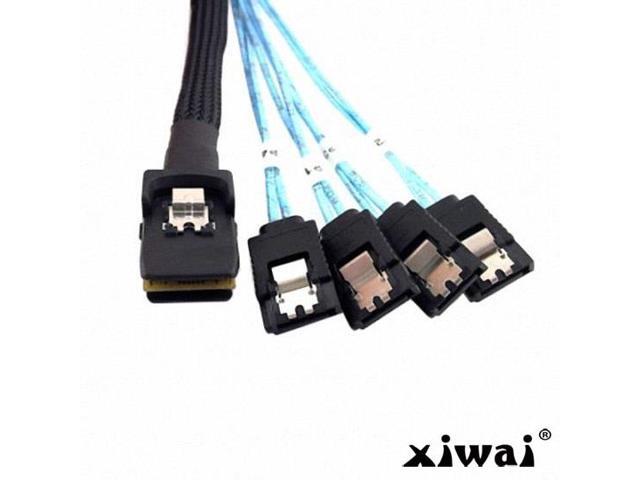 Click here for Xiwai MINI SAS 4i SFF-8087 36P To 4 SATA 7Pin HDD... prices