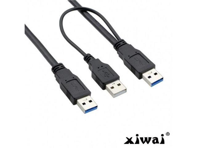 Click here for Xiwai super speed USB 3.0 power Y cable two A Male... prices
