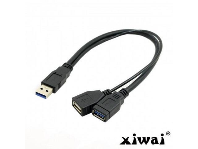 Click here for Xiwai Black USB 3.0 Male to Dual USB Female Extra... prices