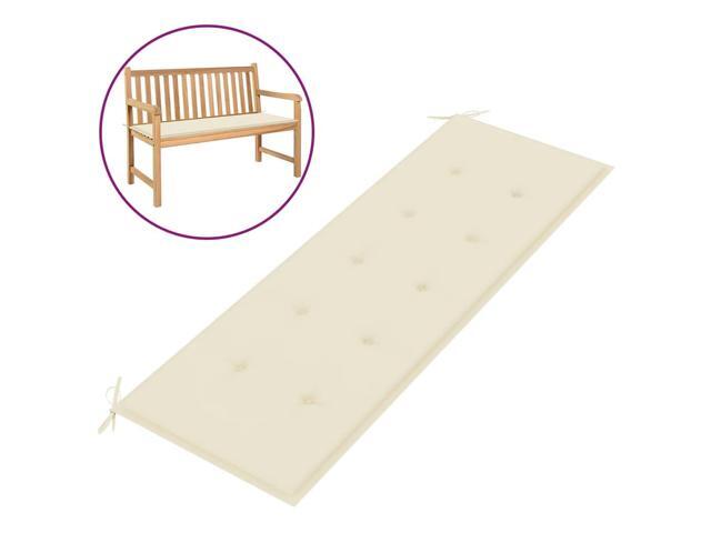 Click here for vidaXL Garden Bench Cushion Cream 59.1x19.7x1.2 Ox... prices