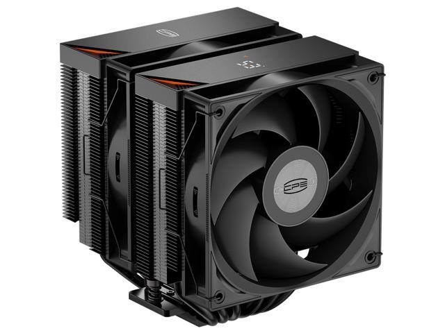 PCCOOLER CPS RT620Pro Digital Dual Tower CPU Air Cooler  6 Heat Pipes  265W TDP  Digital Display Top Cover  Tower Structure Reinforced Bracket  for...