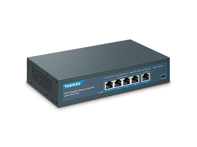 Click here for YuanLey 5 Port Gigabit PoE Switch with 4 Port PoE+... prices