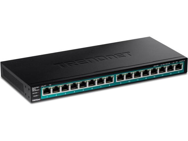 Click here for TRENDnet 16-Port Gigabit PoE+ Switch  16 x Gigabit... prices