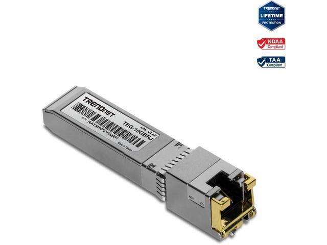 Click here for TRENDnet TEG-10GBRJ  10G RJ-45 Copper SFP+ Module prices